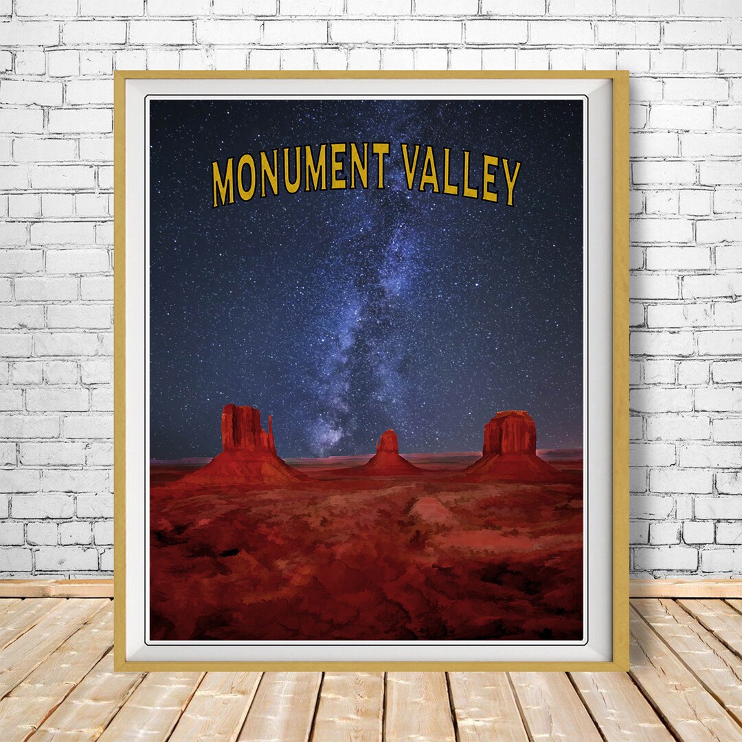 Monument Valley Poster, Grand Canyon Poster, Utah Print, Arizona Wall ...