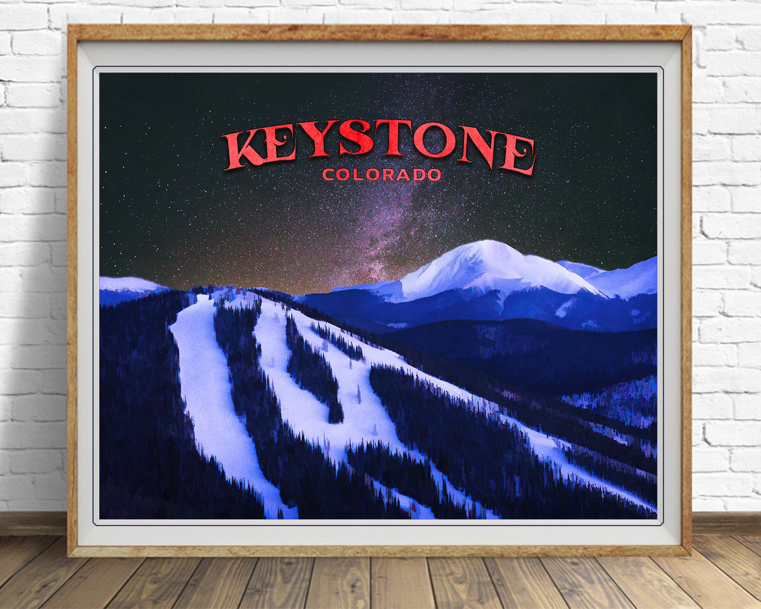 Keystone Poster Keystone Print Colorado Print Skiing - Etsy