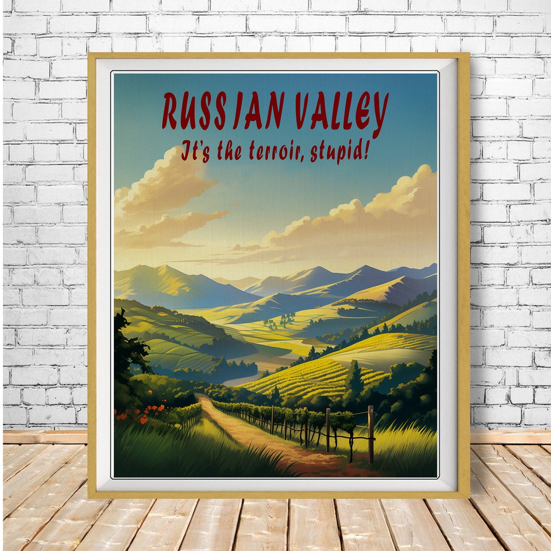Russian Valley Art, California Wine Art, Vineyard Art, Napa Valley ...