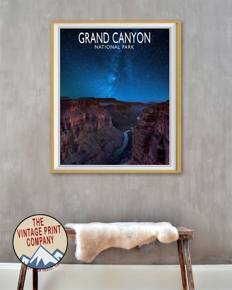 Grand Canyon Poster National Park Poster Grand Canyon Print - Etsy
