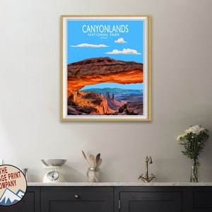 Canyonlands Poster, Utah Print, Canyonlands National Park Print, Utah ...