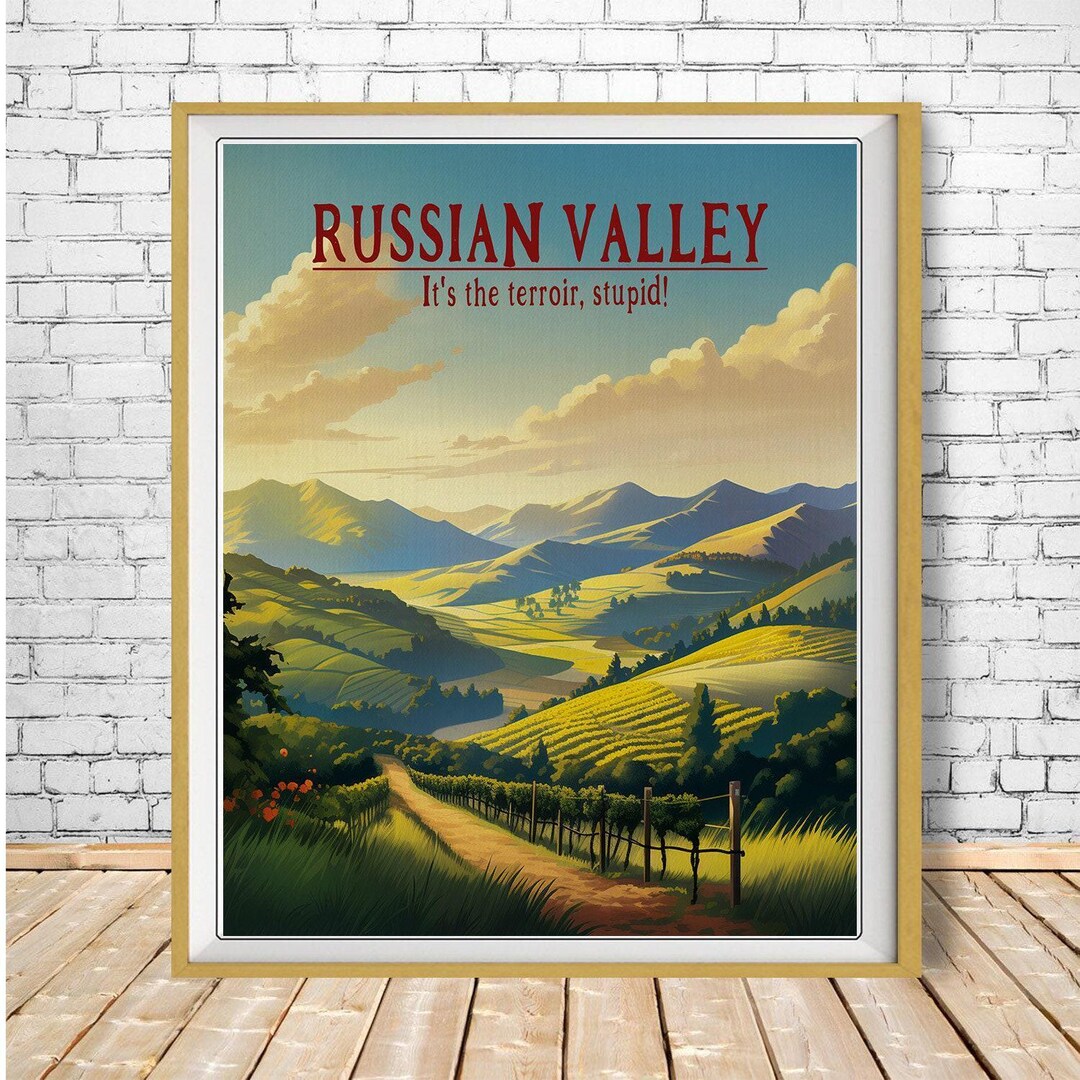 Russian Valley Art, California Wine Art, Vineyard Art, Napa Valley ...