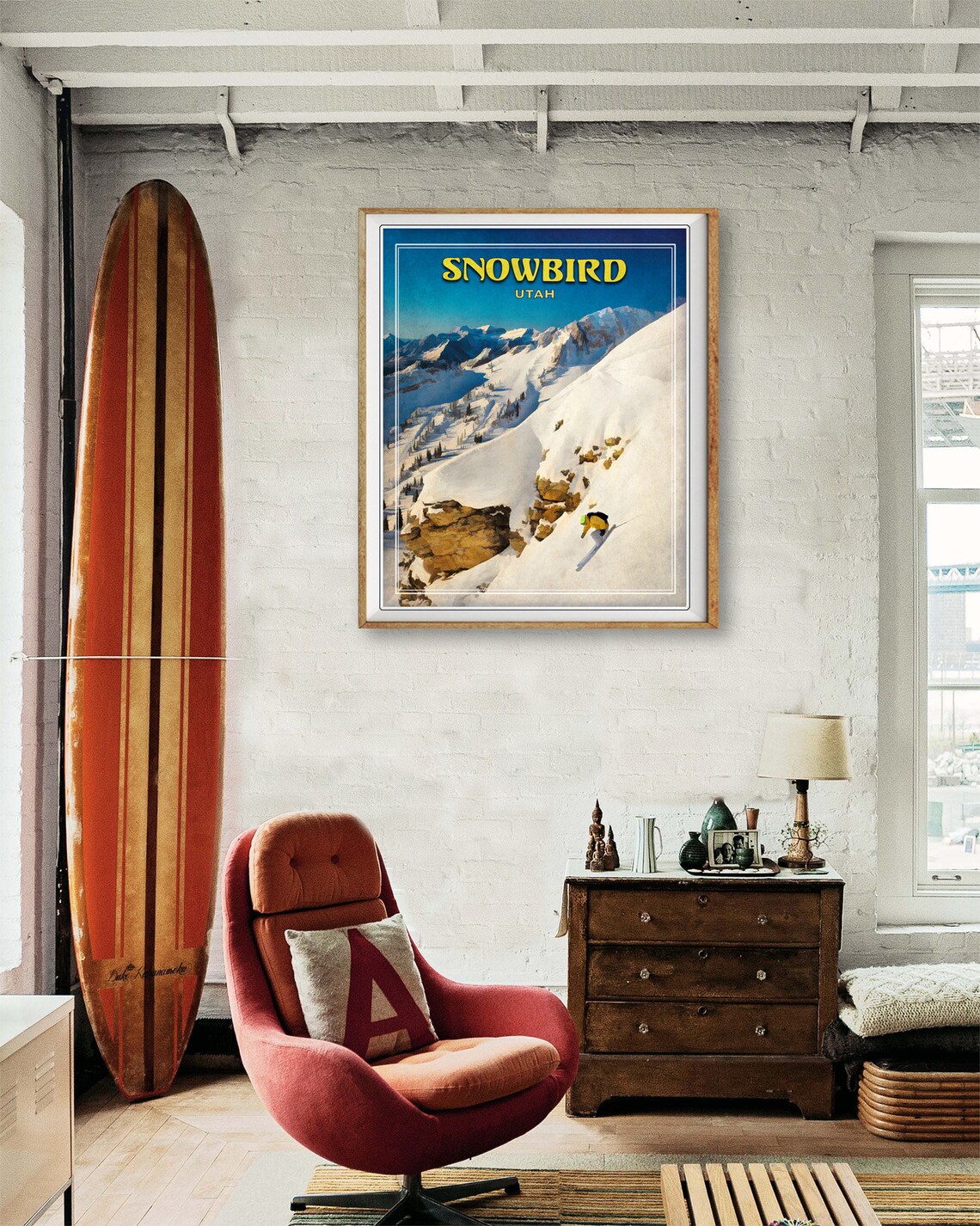 Snowbird Ski Poster Utah Print Snowbird Poster Resort Print | Etsy