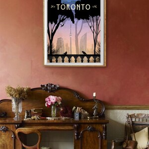 Toronto Poster, Toronto Print, Canada Art, Toronto Decor, City Skyline ...