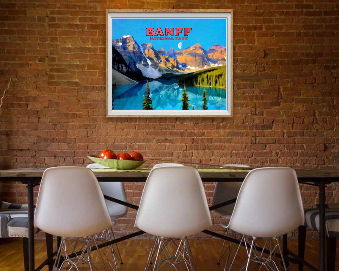 Banff National Park Poster Banff Print Canada Poster - Etsy