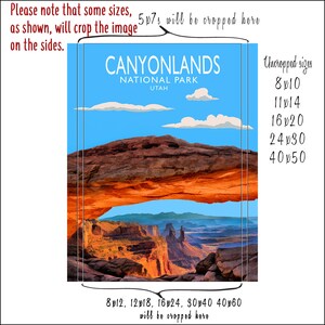 Canyonlands Poster, Utah Print, Canyonlands National Park Print, Utah ...