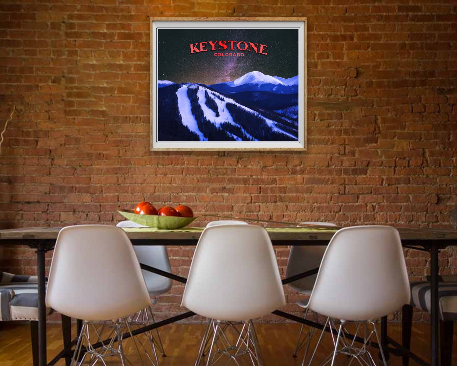 Keystone Poster Keystone Print Colorado Print Skiing | Etsy