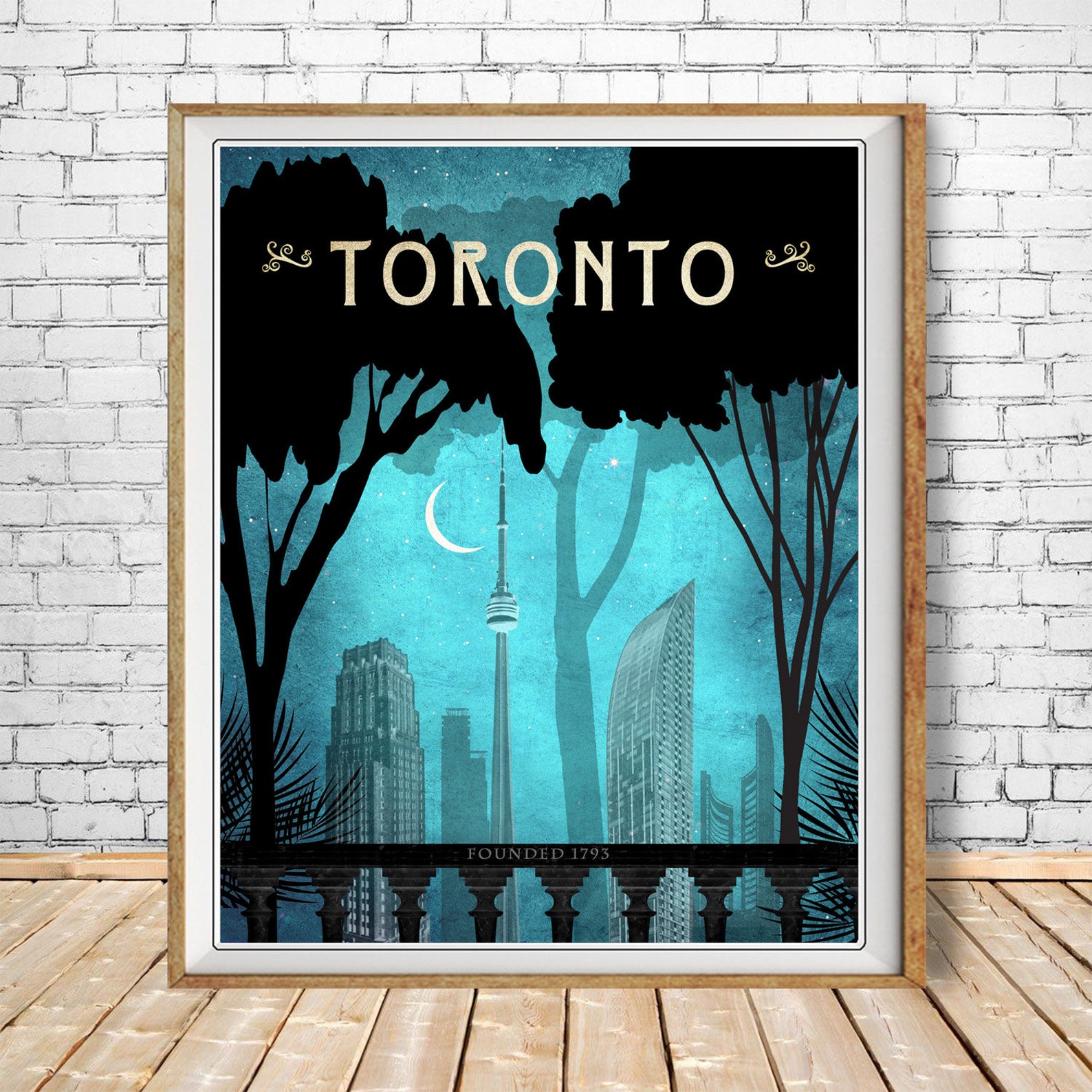 Toronto Poster Toronto Print Canada Art Toronto Decor City - Etsy