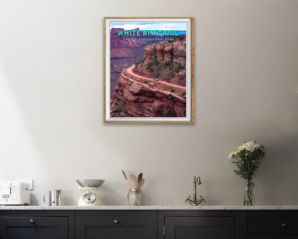 Canyonlands Poster Utah Print Canyonlands National Park - Etsy