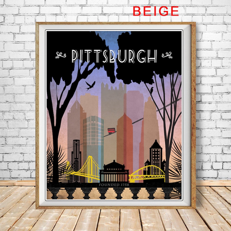 Pittsburgh Art - Etsy