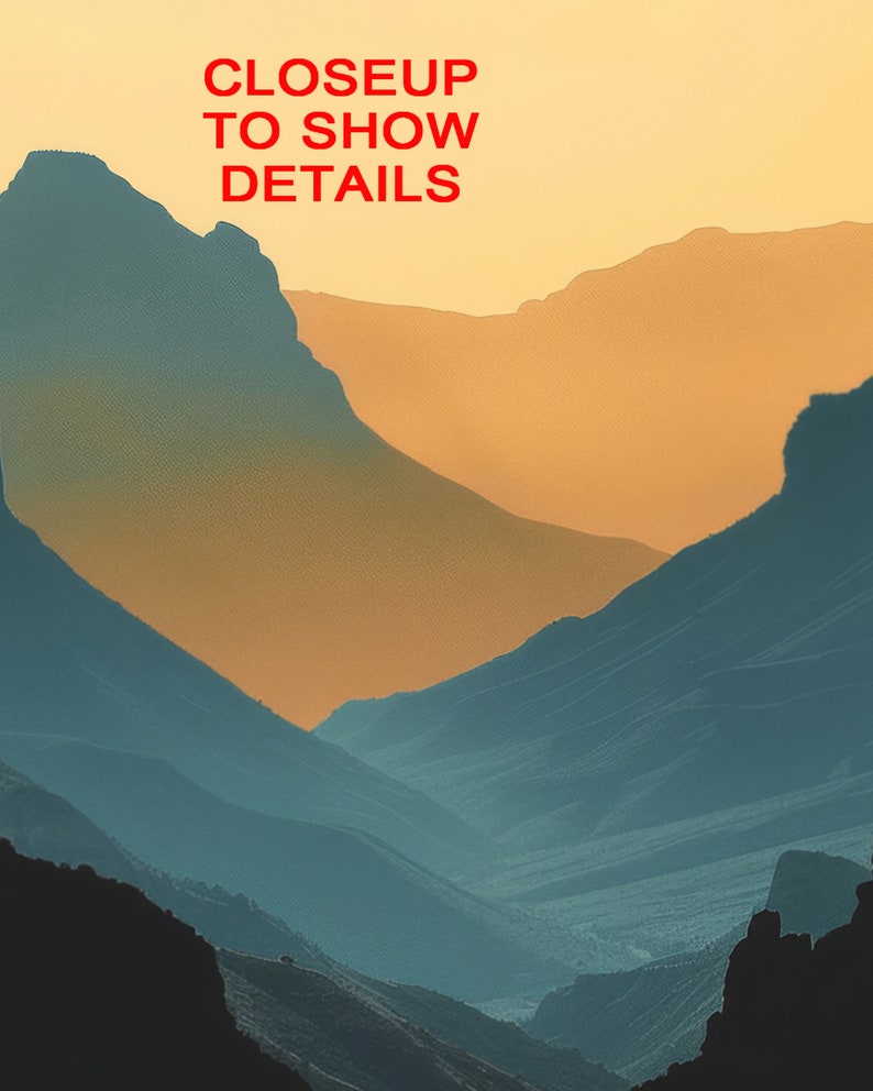 Big Bend Poster, National Park Print, Texas Decor, Desert Landscape ...