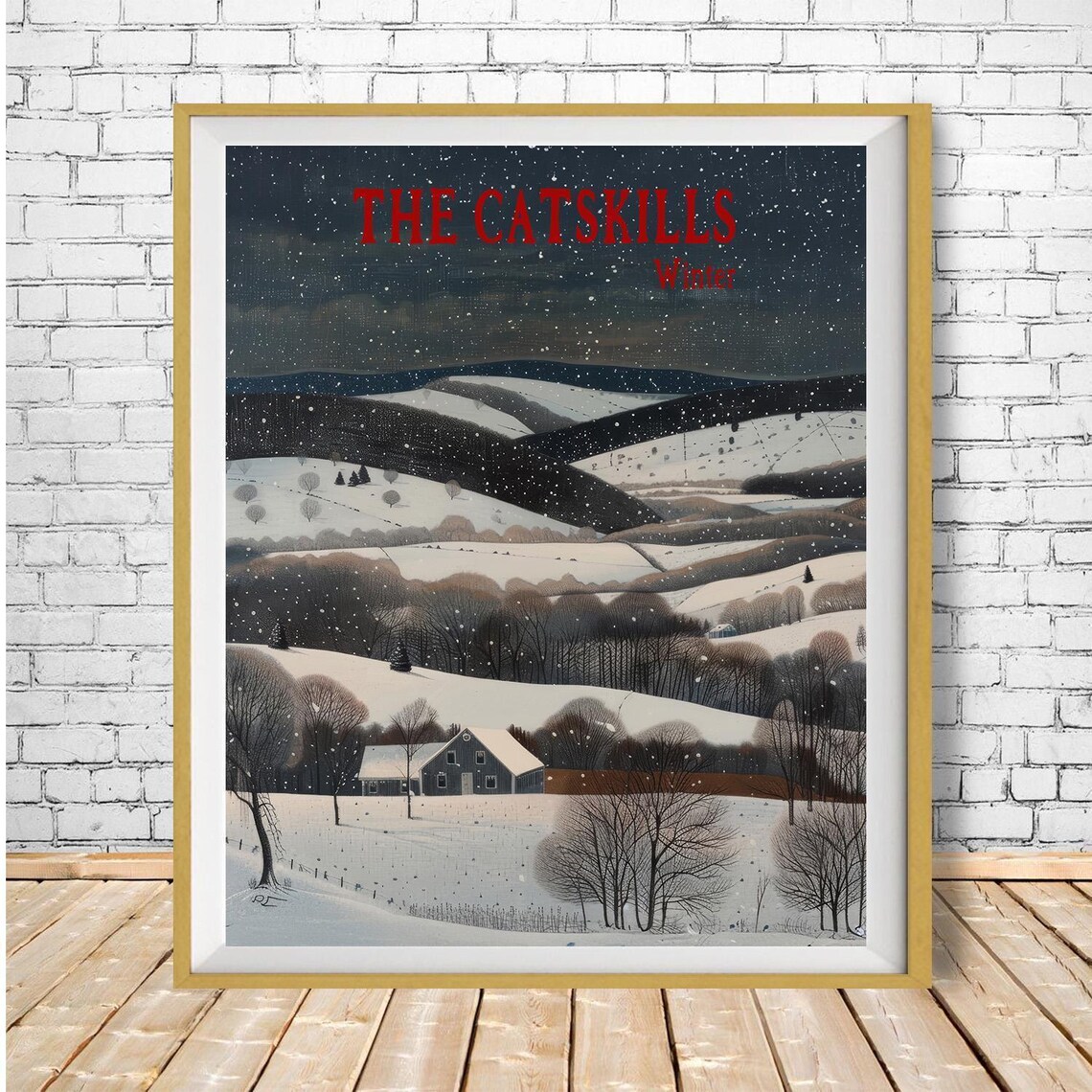 Catskills Posters, Discounted Set, New York State Prints, Four Seasons ...