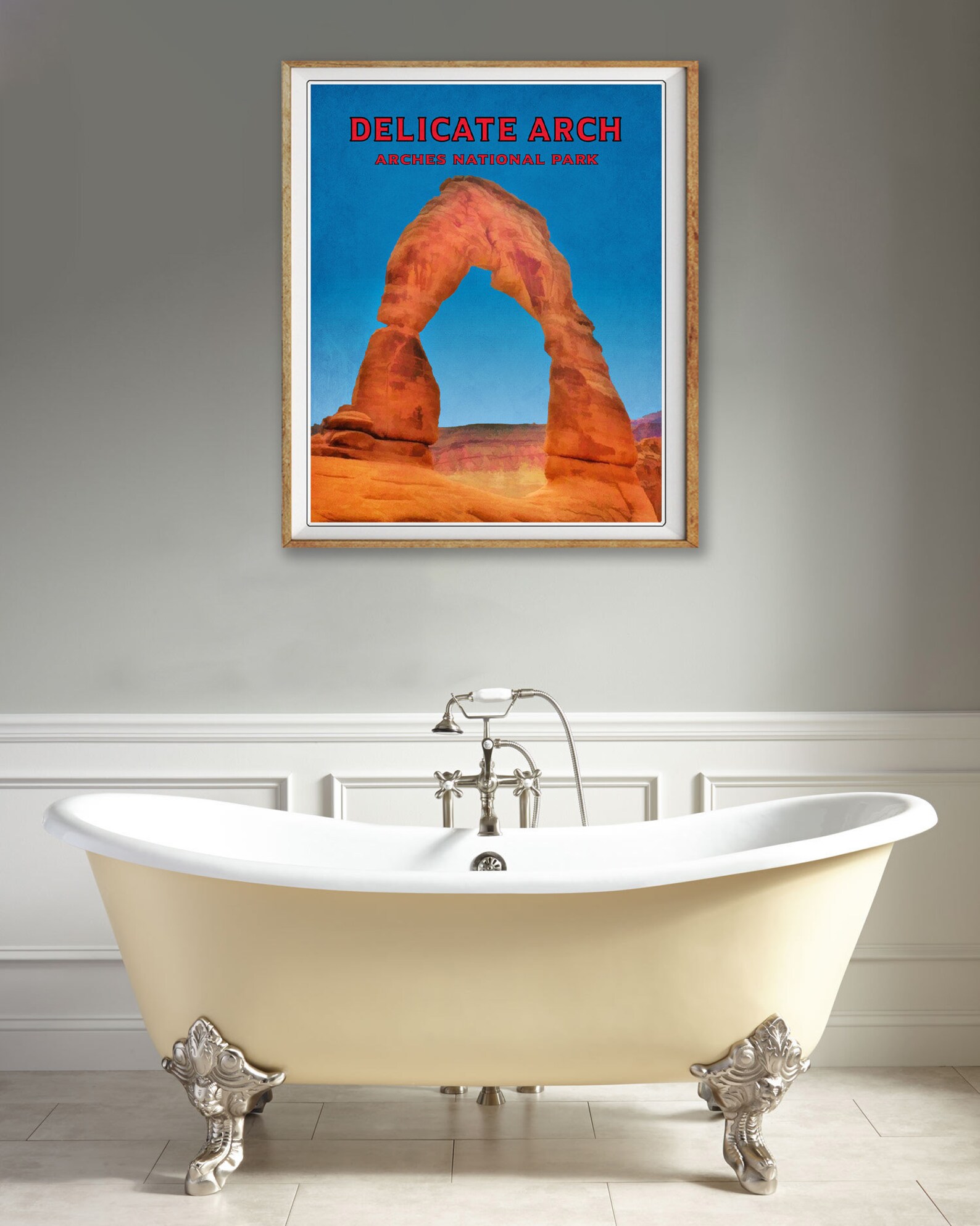 Arches National Park Print Delicate Arch Poster Utah Print - Etsy