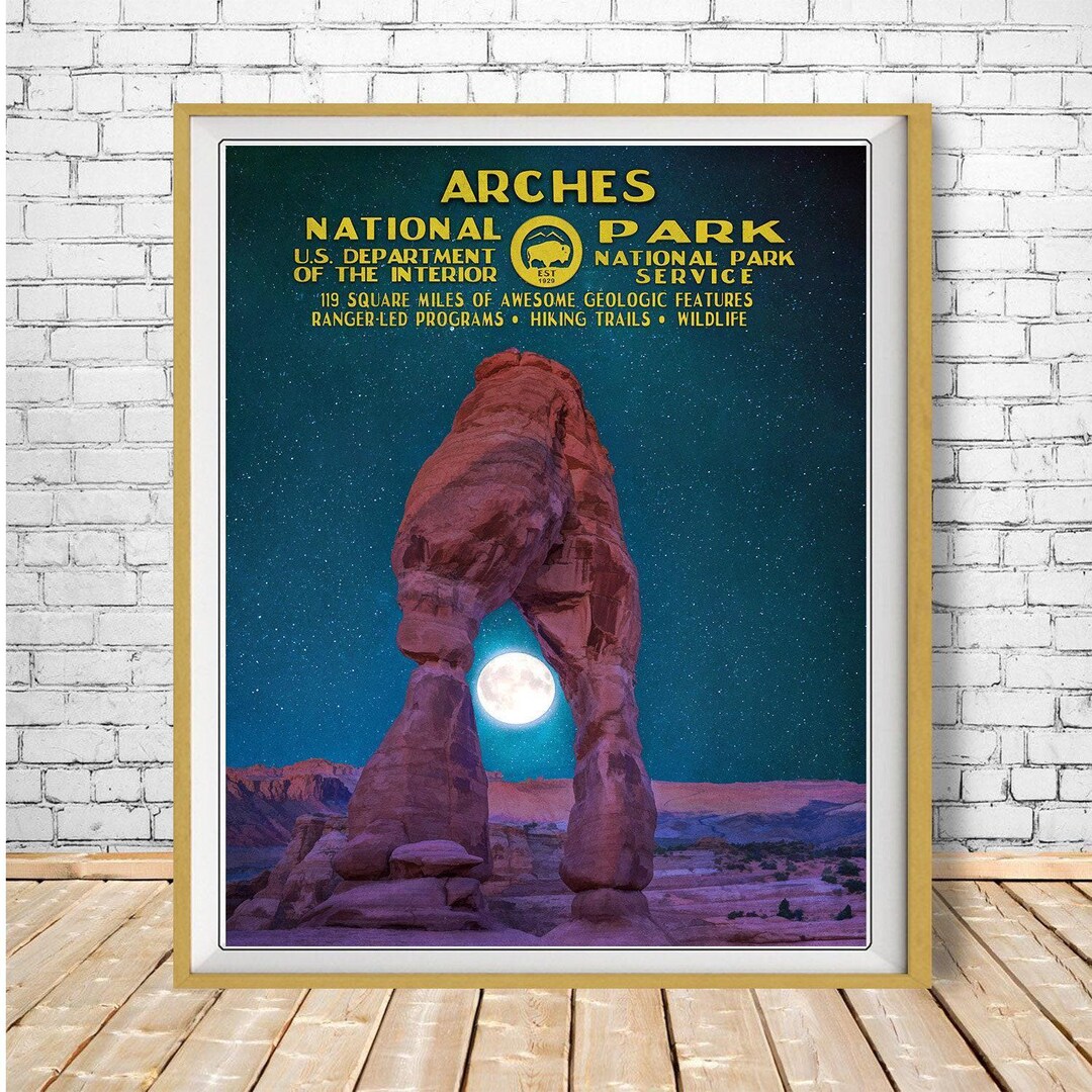Arches National Park Print, Utah Print, Delicate Arch Poster, Arches ...
