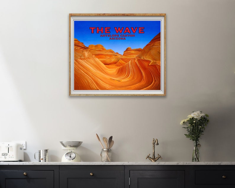 Antelope Canyon Print, the Wave Poster, Arizona Poster, Paria Canyon ...