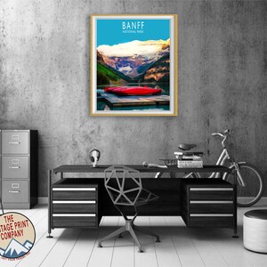 Banff National Park Poster Lake Louise Print Canada Poster - Etsy