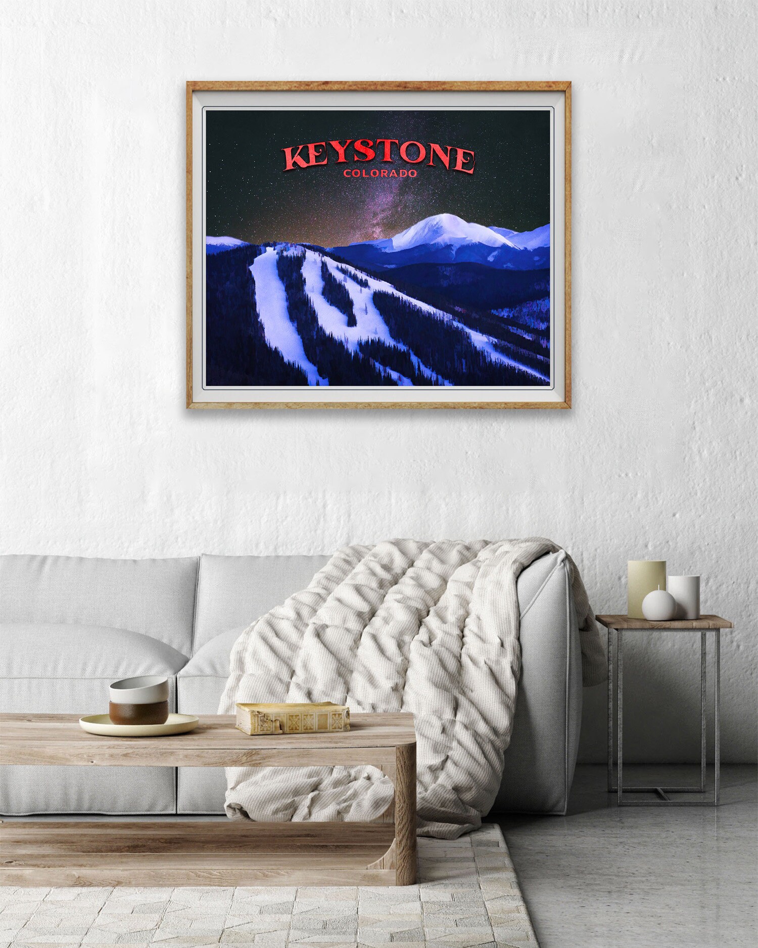 Keystone Poster Keystone Print Colorado Print Skiing | Etsy
