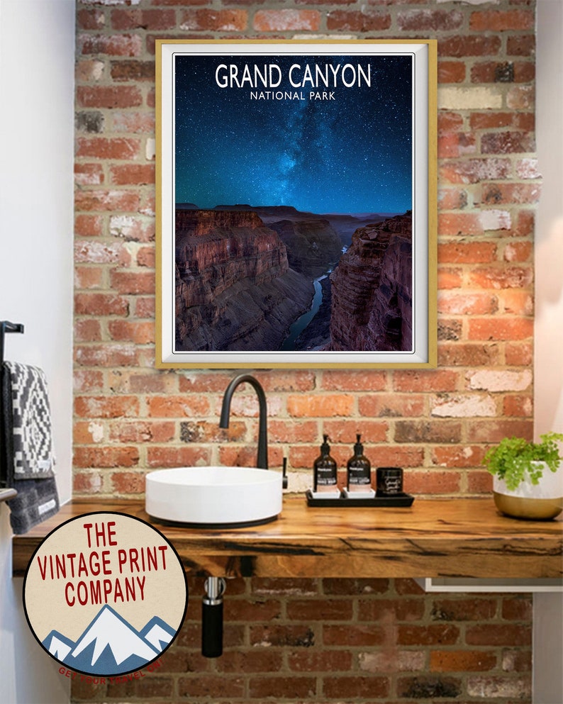 Grand Canyon Poster National Park Poster Grand Canyon Print - Etsy