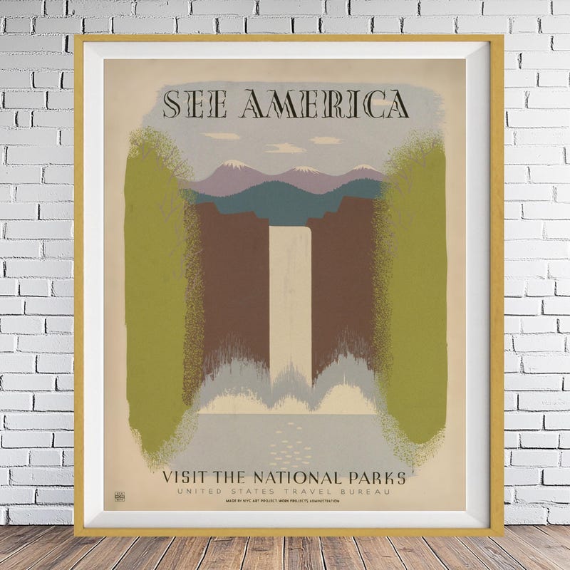 Vintage Travel Ad - Etsy