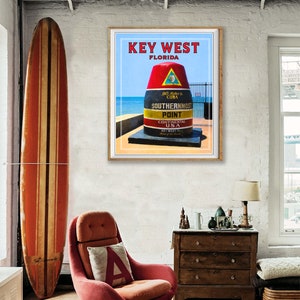 Key West Poster Florida Print Key West Print Florida Travel | Etsy