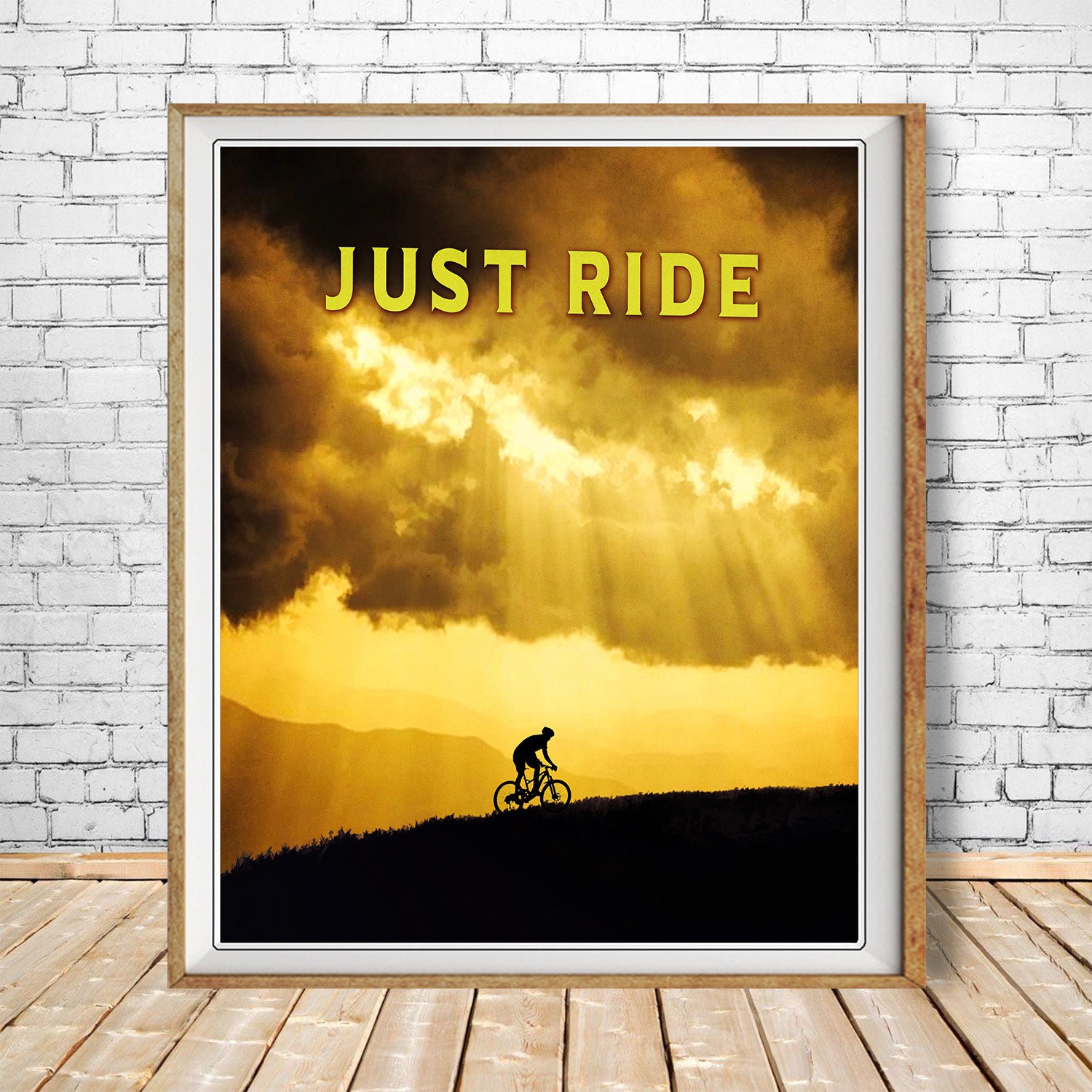 Mountain Bike Poster, Bicycle Print, Bike Print, Bike Decor, Wall Art ...