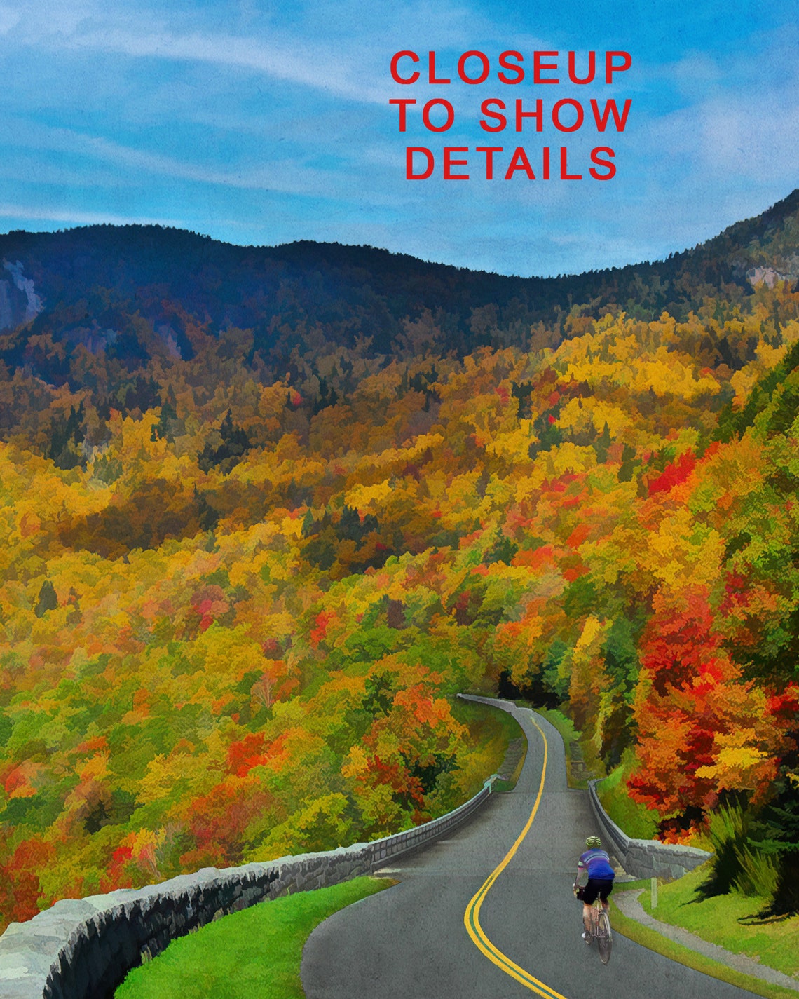 Blue Ridge Parkway Poster National Park Poster Smoky - Etsy