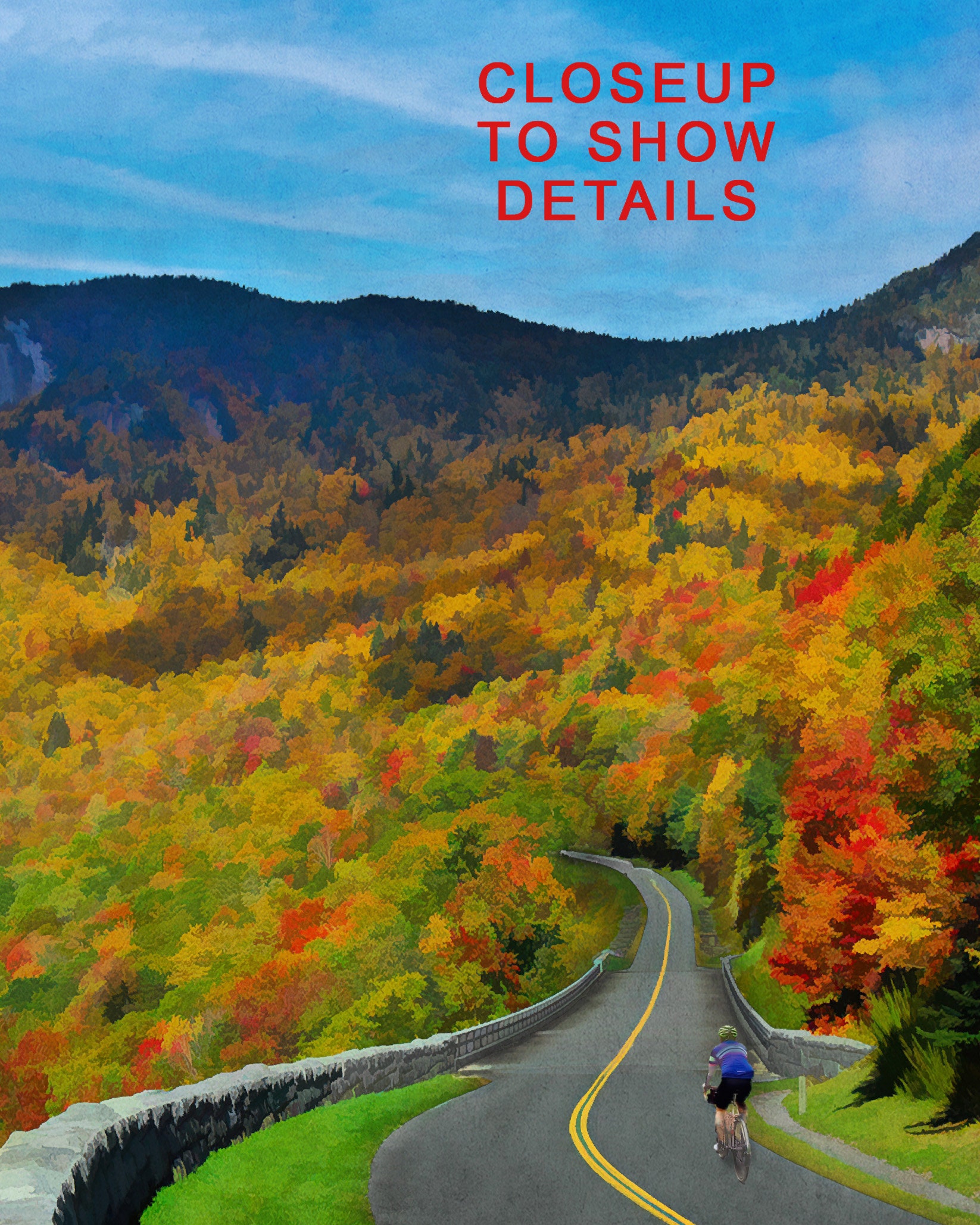 Blue Ridge Parkway Poster National Park Poster Smoky - Etsy