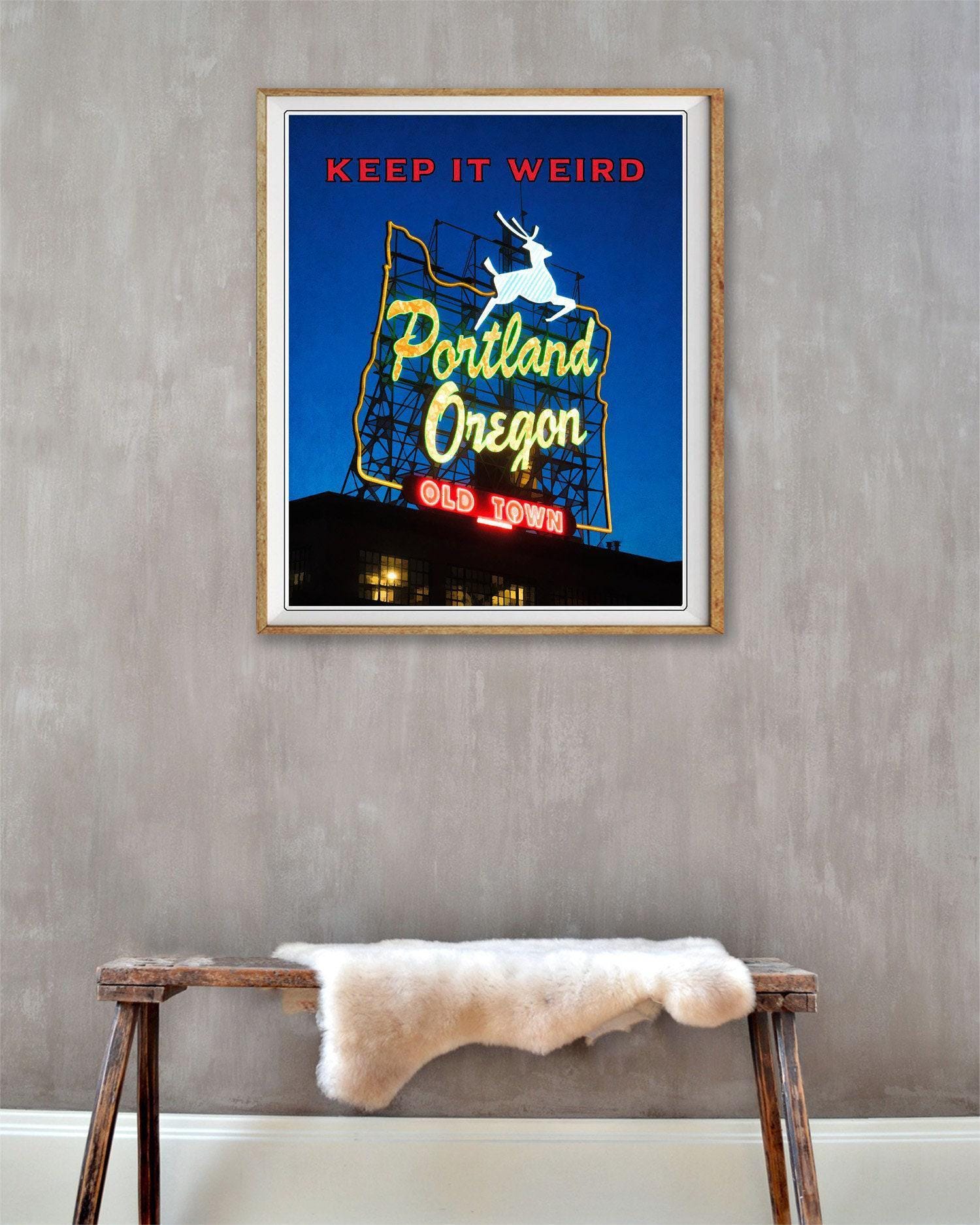 Portland Poster, Portland Sign, Portland Oregon (#st1v-vp0049) - Etsy