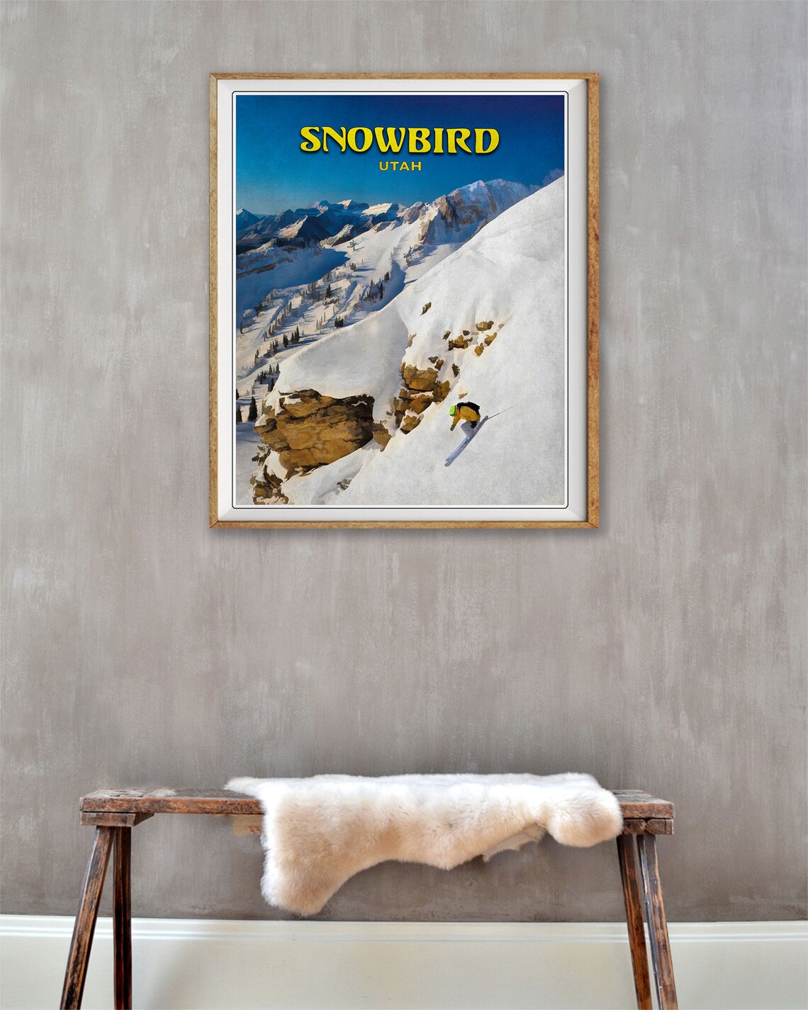 Snowbird Ski Poster Utah Print Snowbird Poster Resort Print | Etsy