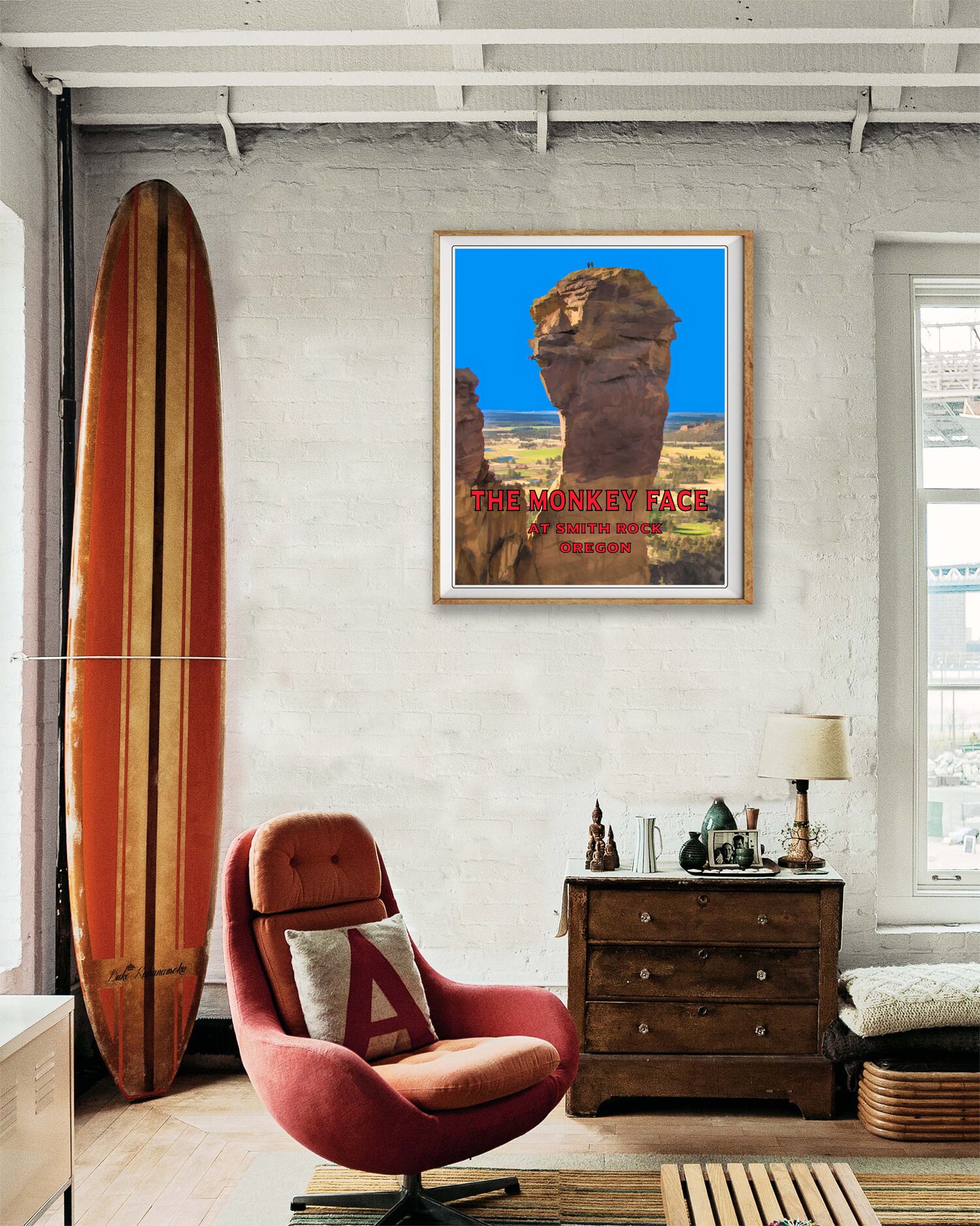 Smith Rock Poster Rock Climbing Poster Smith Rock Print - Etsy