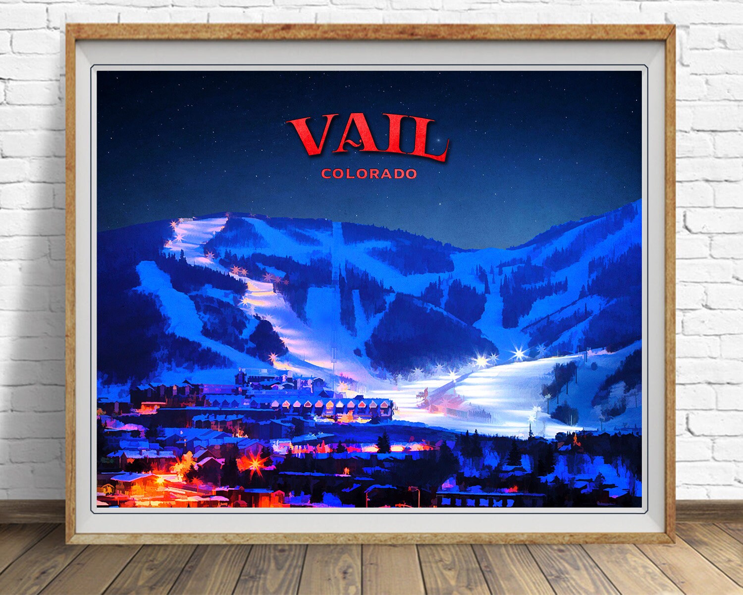Vail Poster, Colorado Print, Vail Print, Skiing Poster, Colorado Poster ...