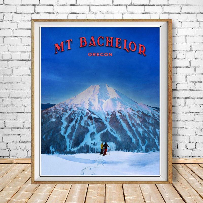 Bend Ski Art - Etsy