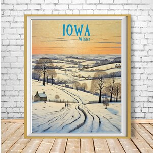 Iowa Posters, Discounted Set, Iowa Prints, Four Seasons, Des Moines Art ...