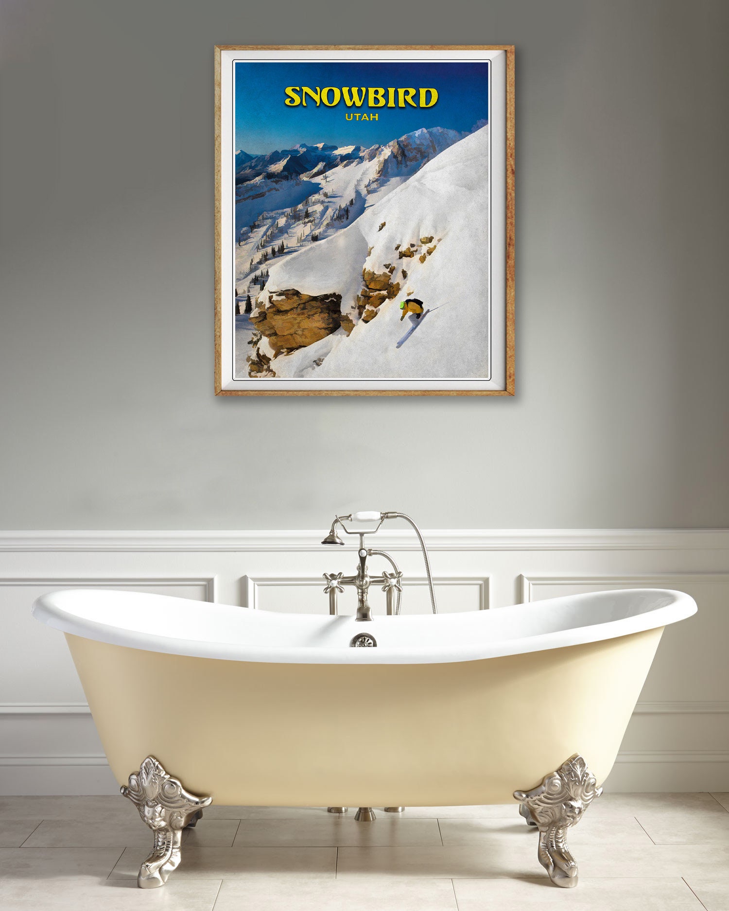 Snowbird Ski Poster Utah Print Snowbird Poster Resort Print - Etsy