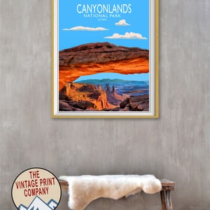 Canyonlands Poster, Utah Print, Canyonlands National Park Print, Utah ...
