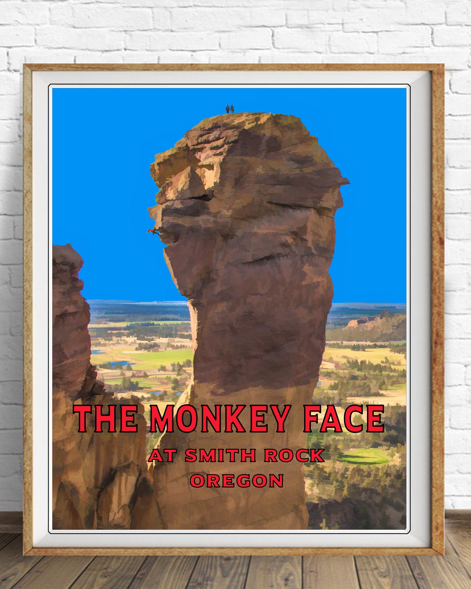 Smith Rock Poster Rock Climbing Poster Smith Rock Print - Etsy