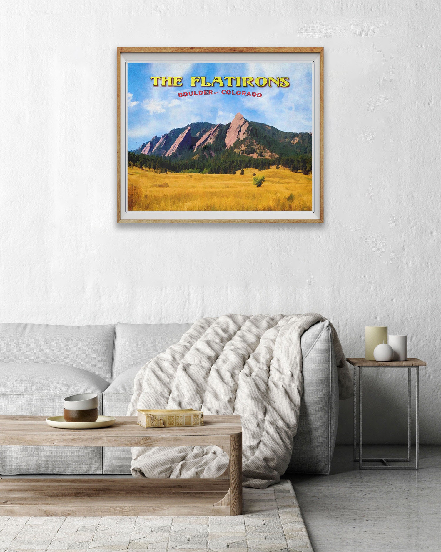 Boulder Colorado Print, Flatirons Poster, Colorado Print, University of Colorado Poster, Wall ...