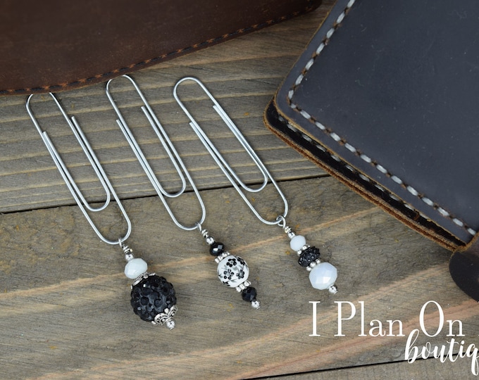 Planner Charms 3 Set/paper Clip/ Planner Charms/travelers Notebook ...