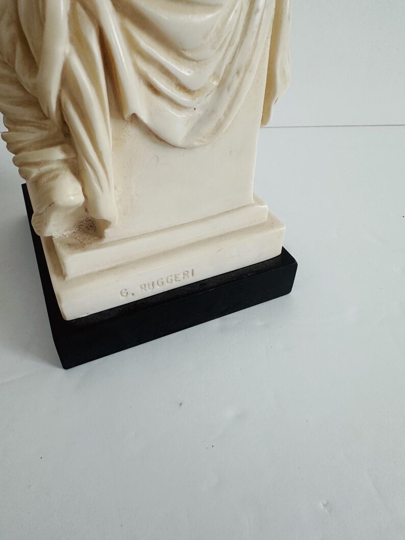 Vintage G. Ruggeri "moses" Sculpture/made in Italy/neo-classical ...