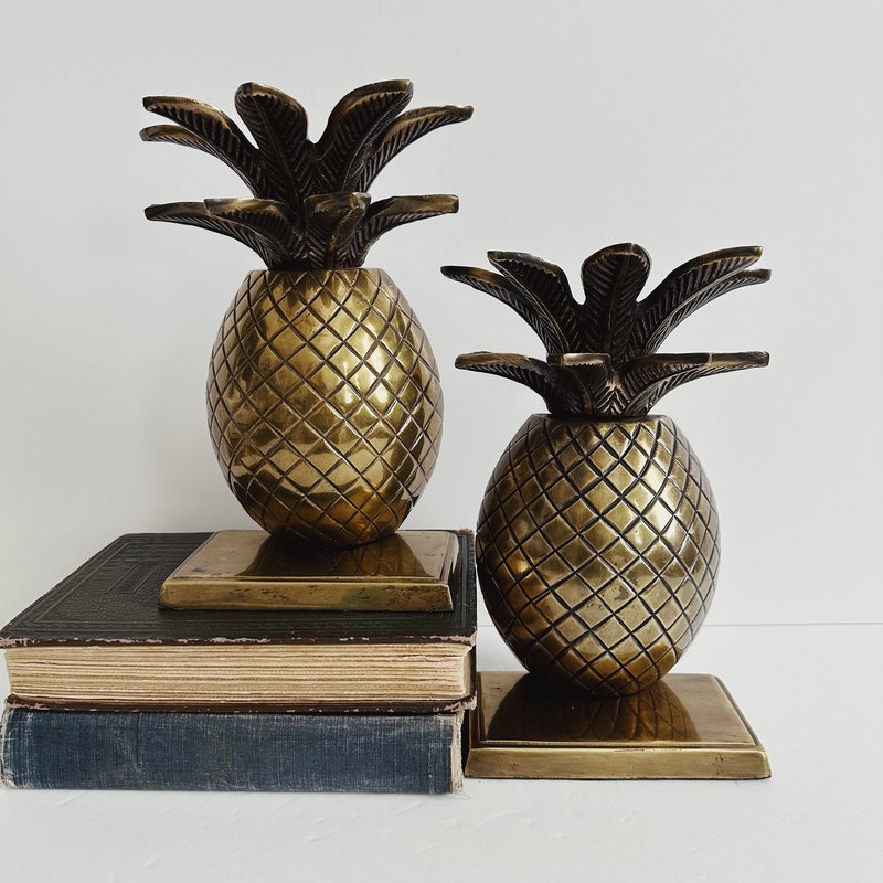Pineapple Bookends - Etsy UK
