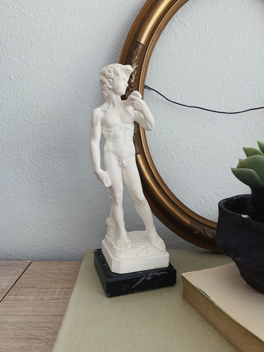 Vintage Statue of Michelangelo David/a. Giannetti Sculpture/greek God ...