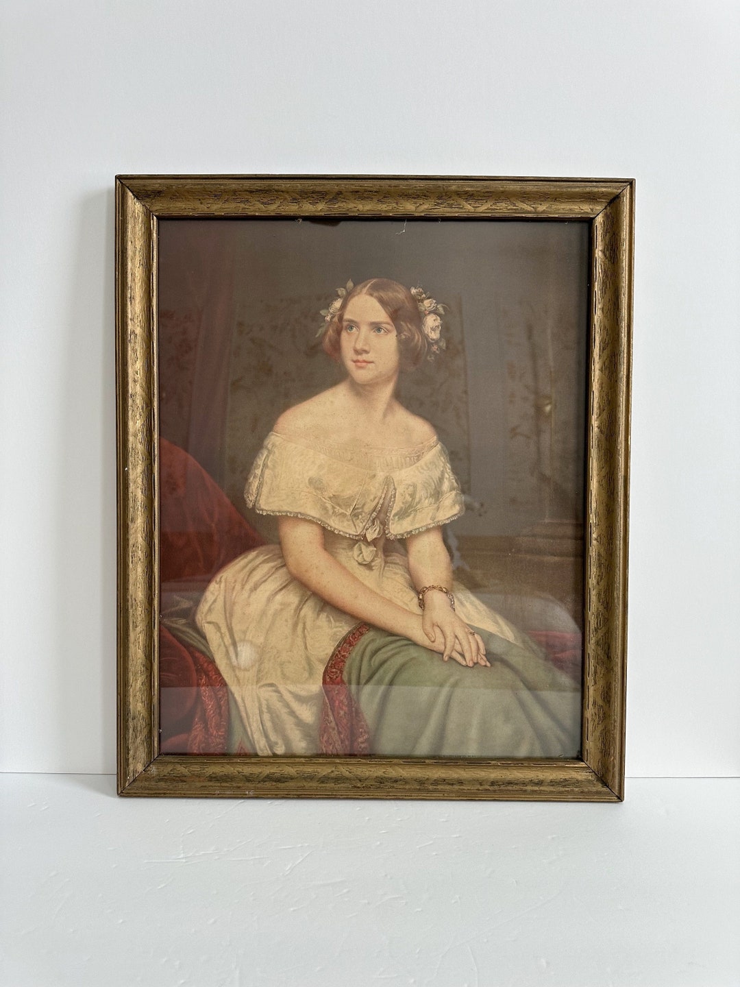Vintage Jenny Lind Soprano Singer "the Swedish Nightingale" Framed Art ...