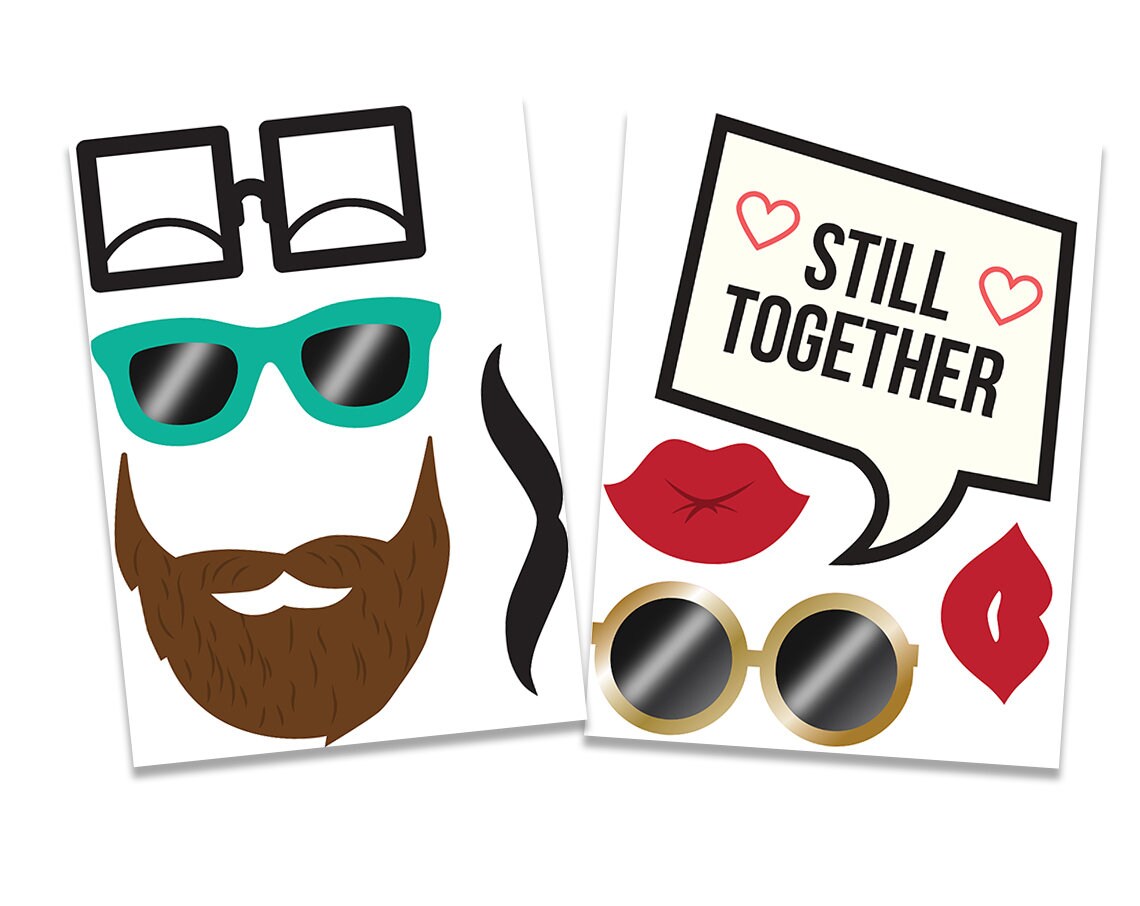 Class Reunion Photo Booth Props: Printable Party Decorations (PDF) - Etsy