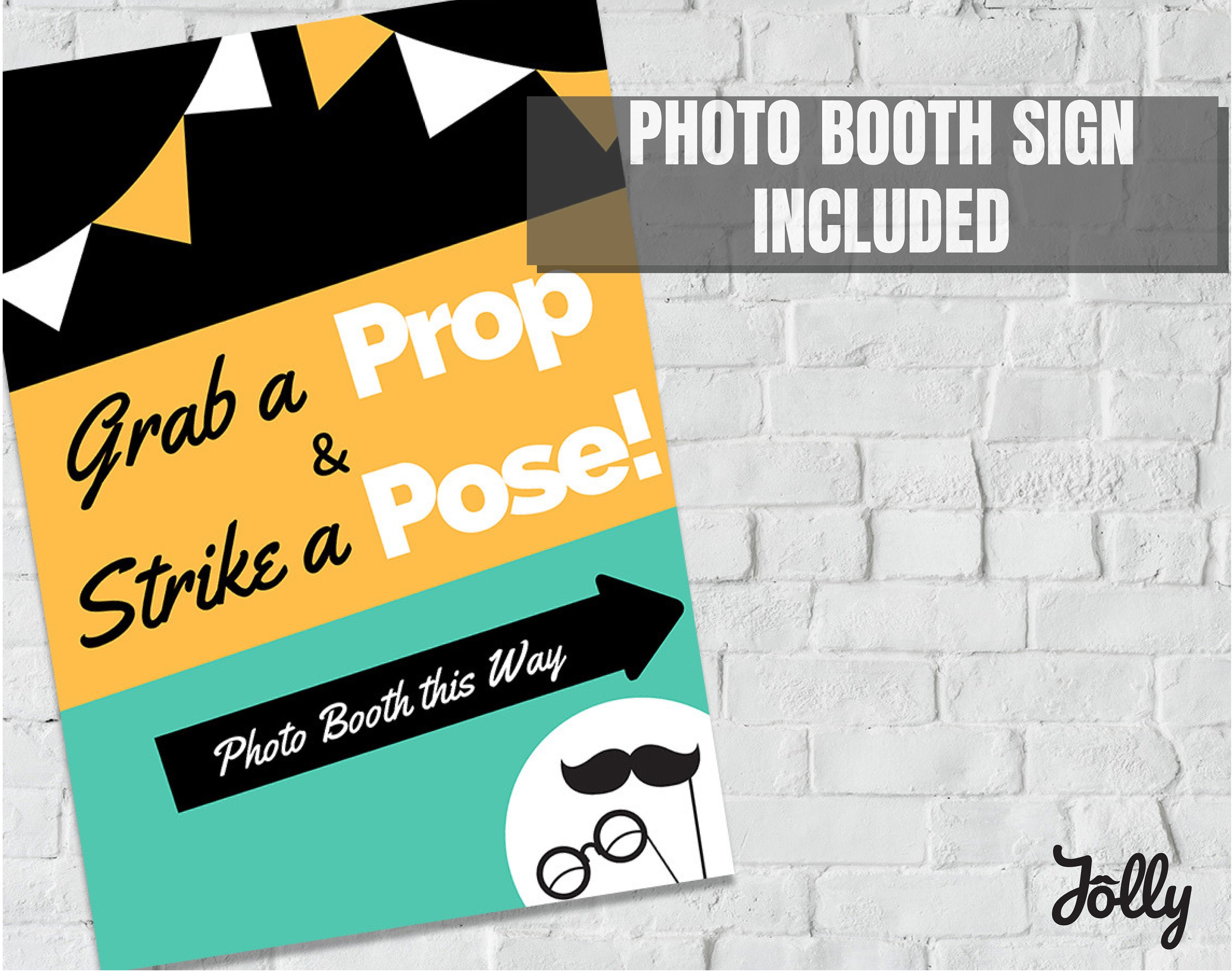 Class Reunion Photo Booth Props: Printable Party Decorations (PDF) - Etsy