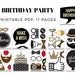 Birthday Photo Booth Props Printable PDF. Birthday Party - Etsy