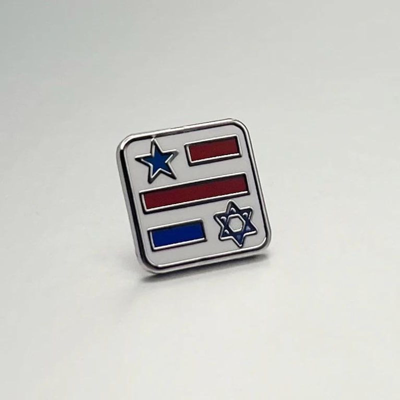 American Flag and Israeli Flag Lapel Pin - Etsy