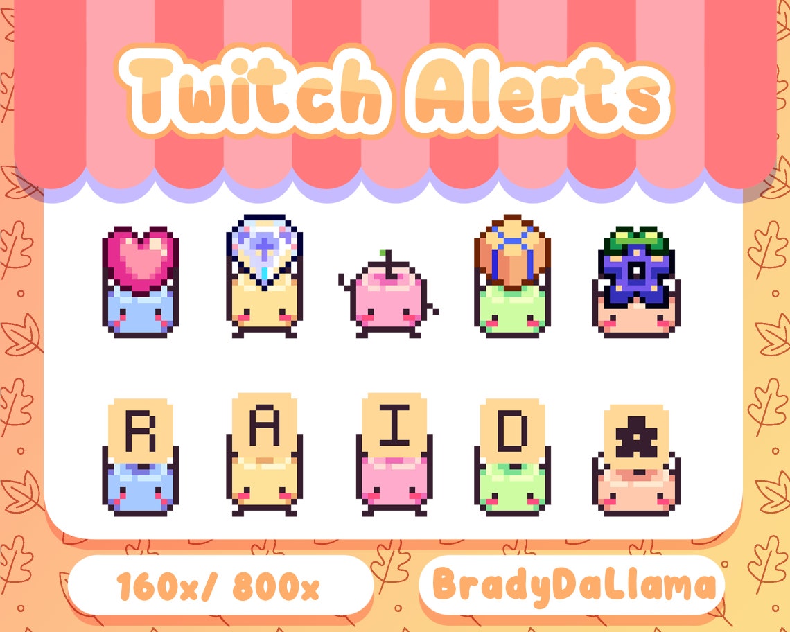 28x Animated Stardew Junimos Twitch Alert / Instant Download, Cute ...