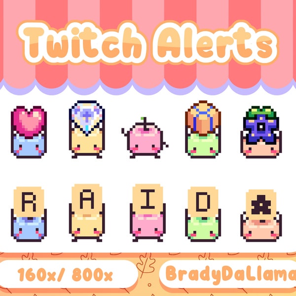 Cute Sub Alert Twitch - Etsy