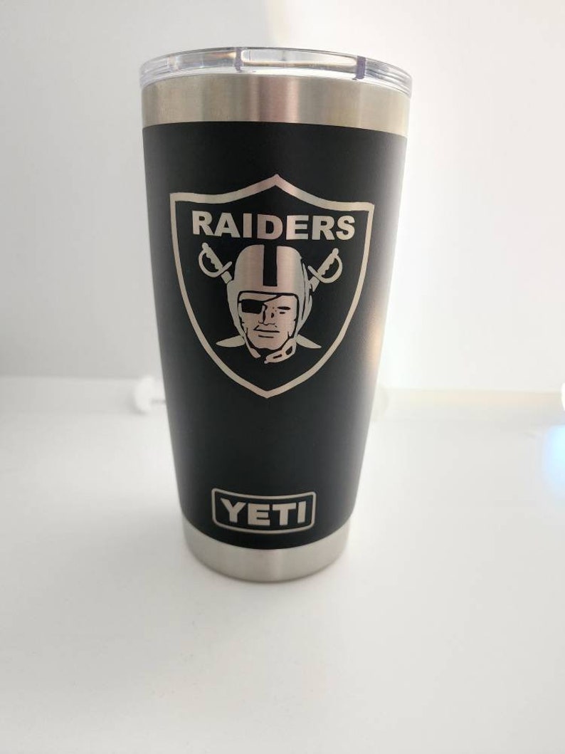 Laser Engraved Yeti Tumbler 30oz and 20oz,(las Vegas Raiders) - Etsy