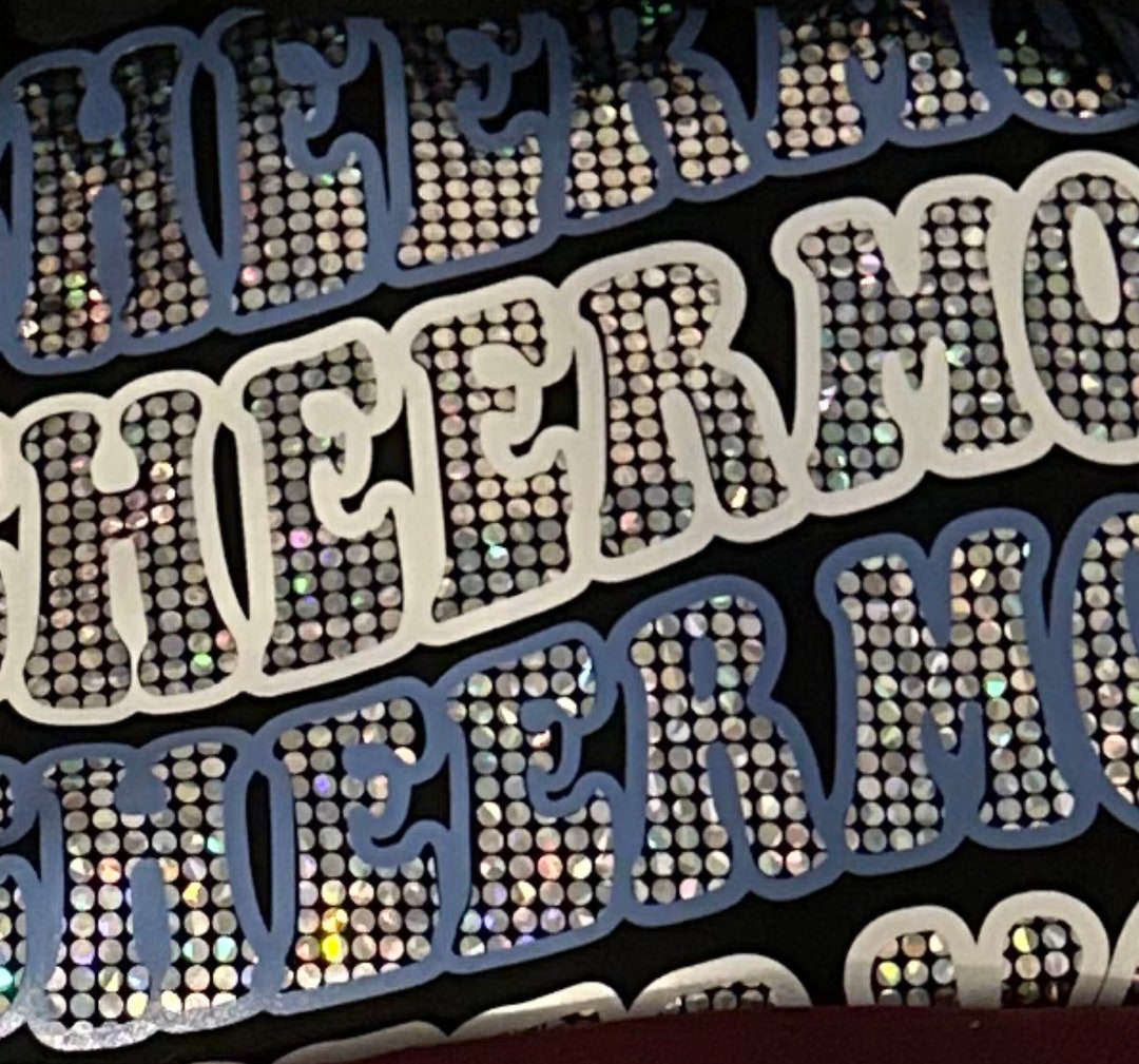 Sparkle Spangle Holographic Matching Daughter Shirt Cheer Mom Cheerleader Neon or Custom Colors ...